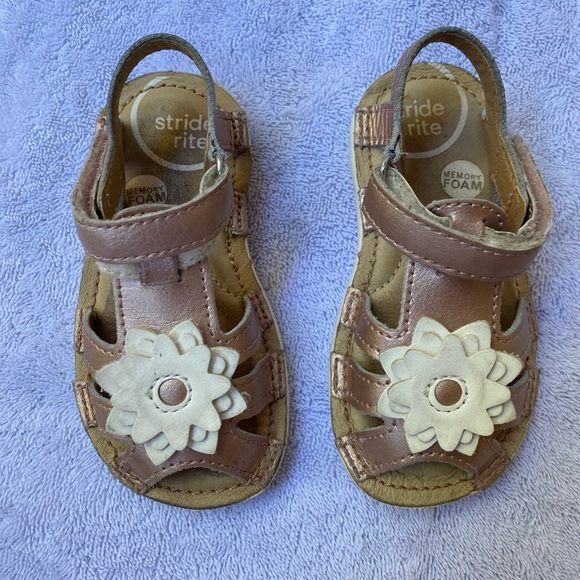 Stride Rite | Shoes | Stride Rite Lottie Sandal Size 55 Wide Color Rose ...